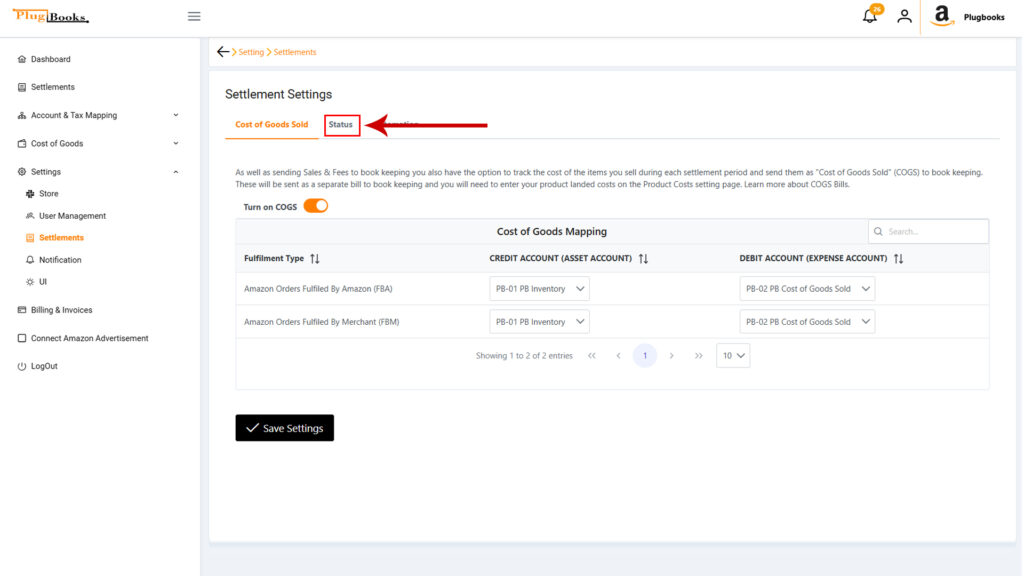 How to Update Invoice Status for Xero in Plugbooks