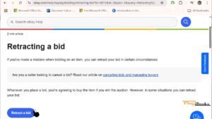 How to Take Back eBay Bid: A Simple Guide for Buyers