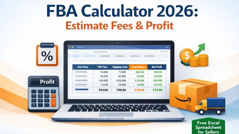 FBA Calculator 2026: How to Estimate FBA Costs?